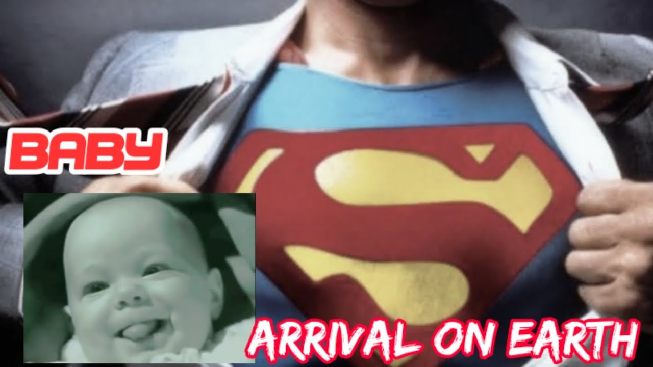 Cute little boy Superman Clark Kent arrived on earth - YouTube