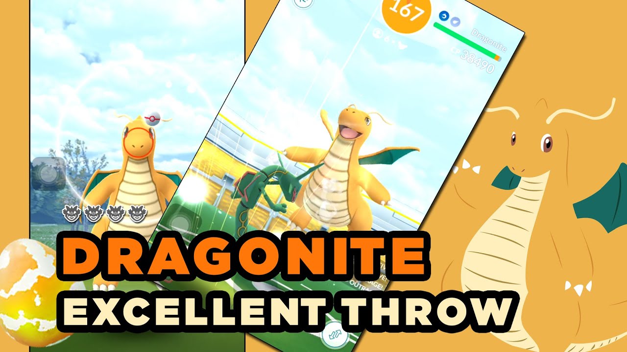 DRAGONITE | EXCELLENT THROW CHALLENGE | POKÉMON GO VIETNAM - YouTube
