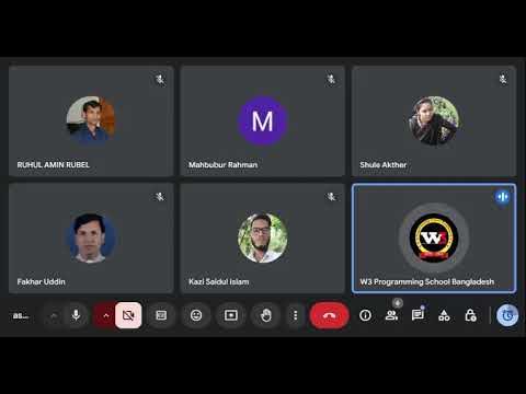 Meeting - HTML CSS Batch 10. W3 Programming School Bangladesh# learn_programming_with_elias ...