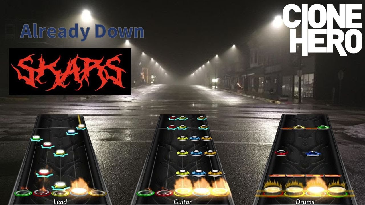 SKARS - Already Down | Clone Hero Chart - YouTube