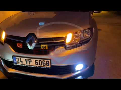Renault Symbol - Üniversal Kırılmaz Lip - Şimşek Etkili Led Zenon - Neon İp