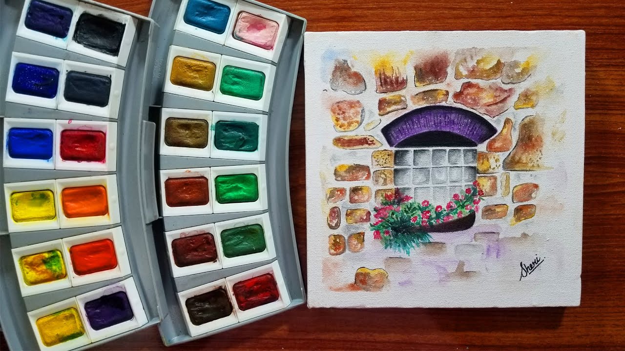 A Window Tuscany-Water Painting by - Sheri Artist - YouTube