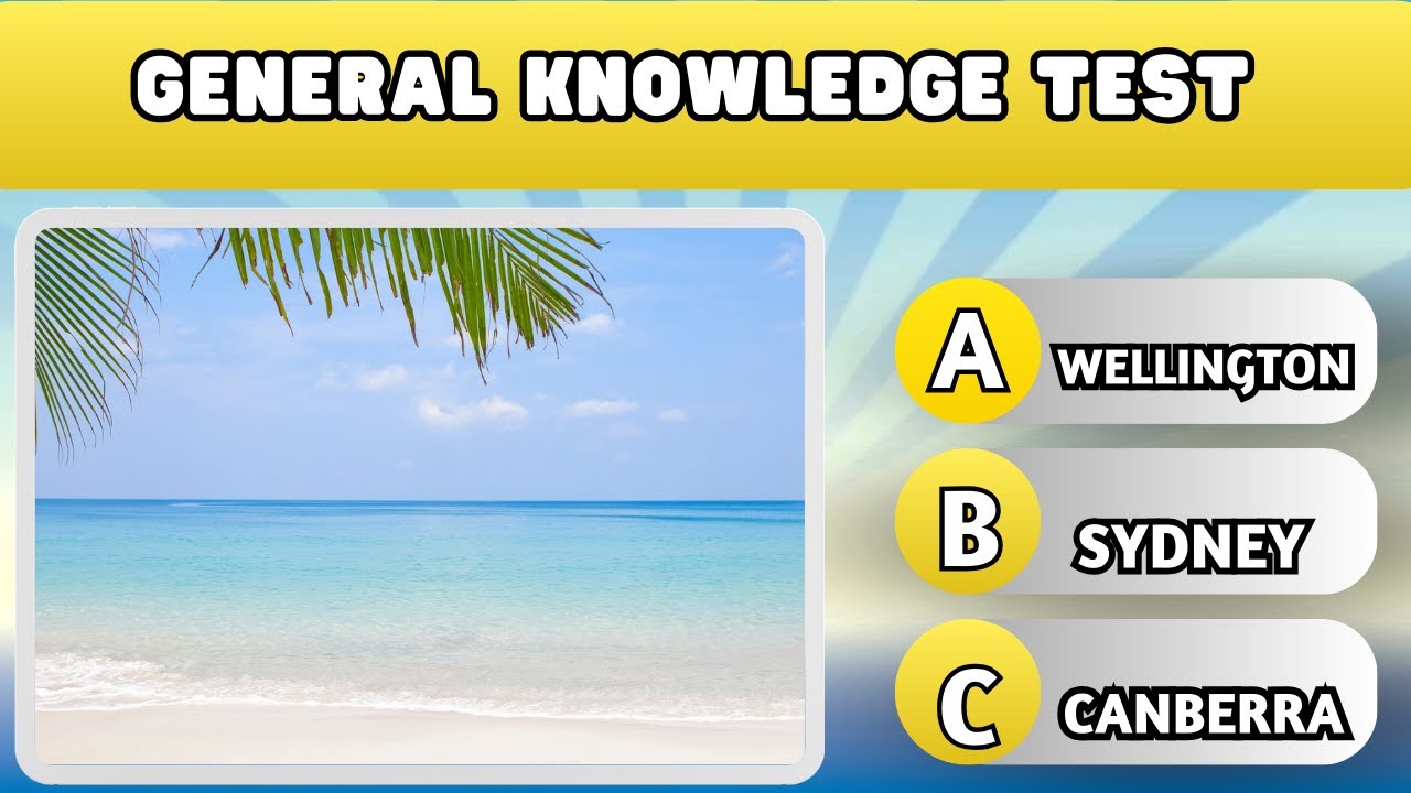 General knowledge test - 15 Questions - YouTube