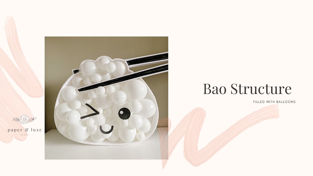 Bao balloons | Dumpling balloons Workshop Preview - YouTube