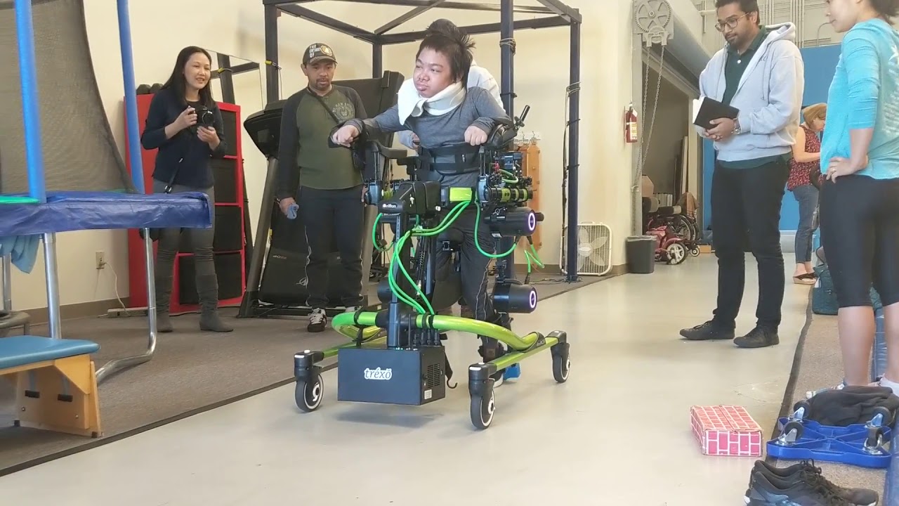 James Gideon walks with the Trexo - YouTube