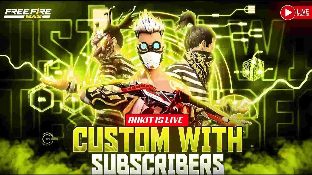 Ff Live Guild Test 👽⚡|| ff Live Custom Room 😱 #freefirelive # ...
