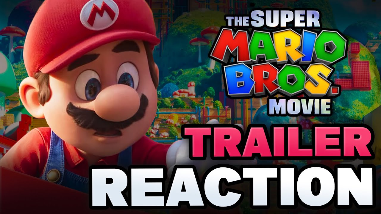 The Super Mario Bros. Movie - First Trailer Reaction - YouTube
