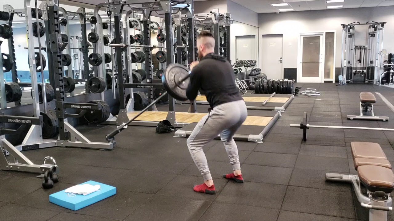 English Caoch | Landmine Lumberjack Squat to Press - YouTube