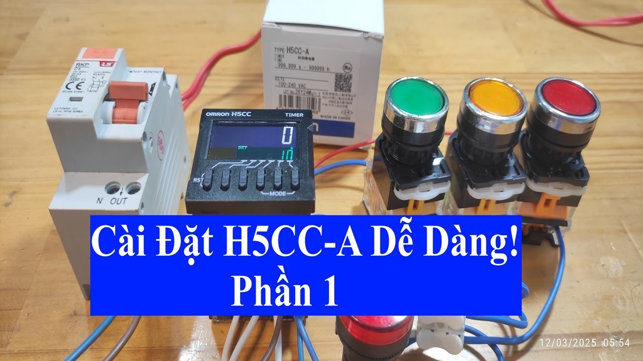 Hướng Dẫn Chi Tiết Cài Đặt Timer H5CC-A OMRON phần 1 @khoiomron - YouTube