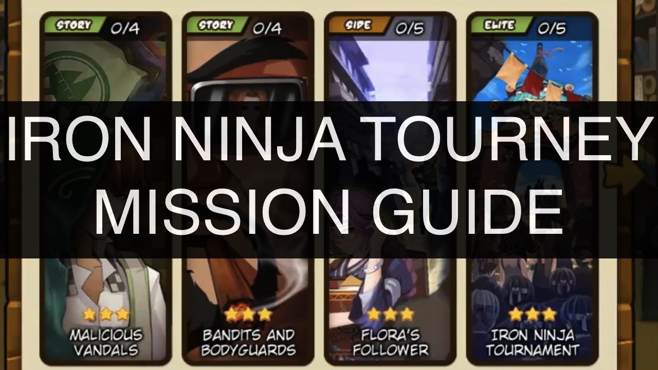 MyNinja on Facebook - Iron Ninja Tournament [ 3 Star Mastery ] - YouTube