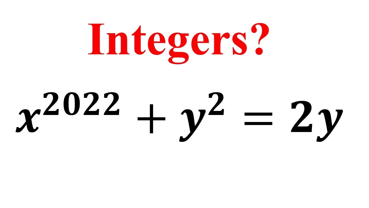 Solving A Diophantine Equation Use A Simple Trick To Find The Roots Youtube