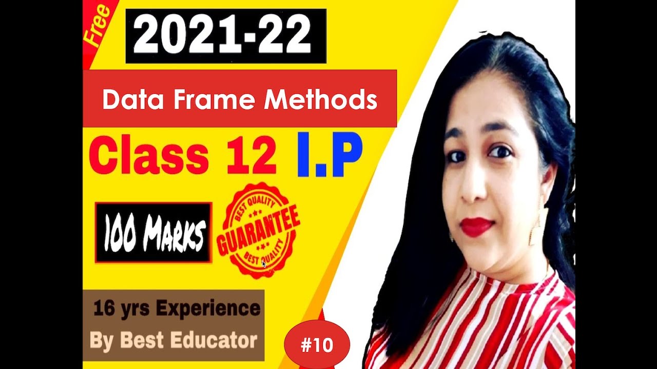 Lesson #11 (Sorting a Data Frame in Python) Complete Course for Class ...