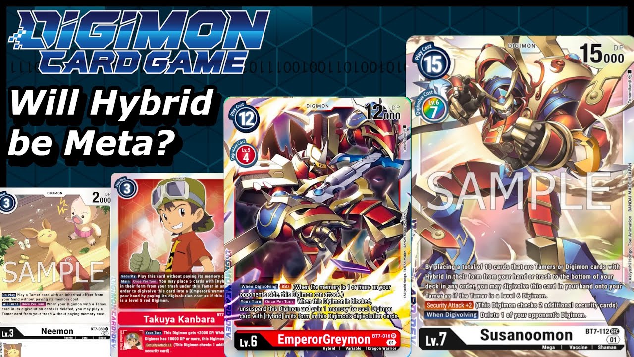 EmperorGreymon Hybrid GAMEPLAY + Deck Profile | Digimon TCG BT7 - YouTube