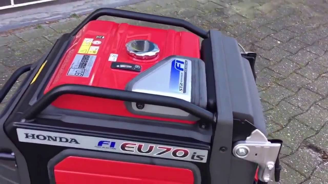 Генератор Honda Eu70 is - YouTube
