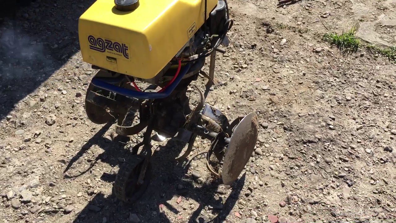 Malotraktor Agzat JM4-002 100cm3 3,5kw - YouTube