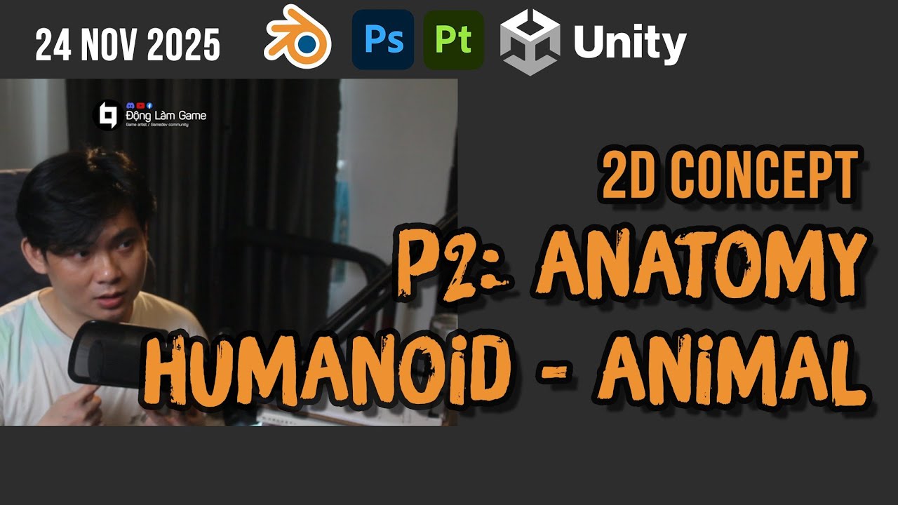 Indie Gamedev: 2D concept P2: Anatomy Character / Monster - YouTube