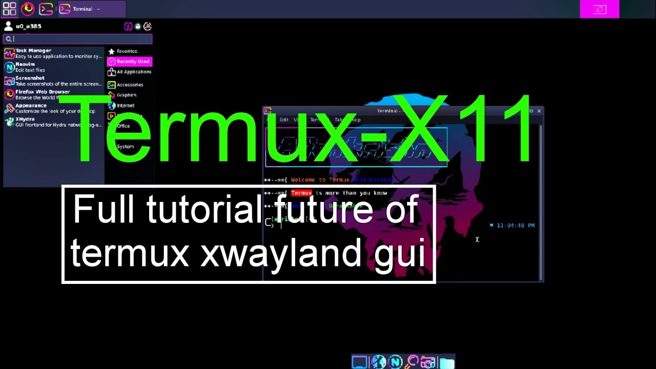 Termux-X11: Unleashing the Future of Termux GUI on Android! 🌐🚀 - YouTube