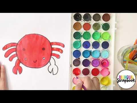 How to Draw a Crab - Crab Directed Drawing - YouTube