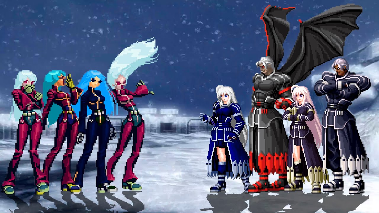 [KOF Mugen] Kula Diamond Team vs Zero & Zeroko Team - YouTube
