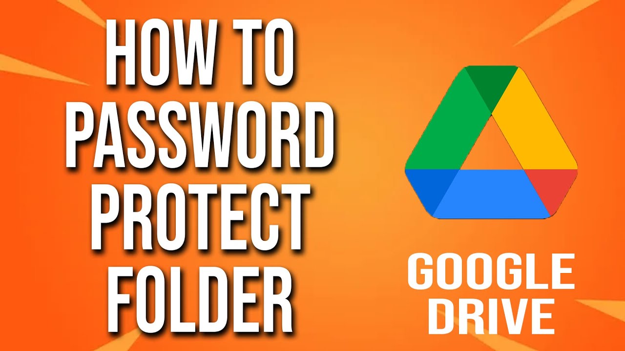 How To Password Protect Folder Google Drive Tutorial - YouTube