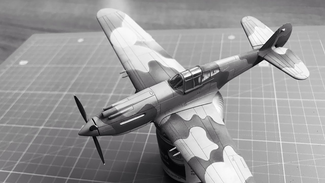 1/72 Curtiss Hawk 81-A-2 AIRFIX Easy-peasy finish Part 4 - YouTube