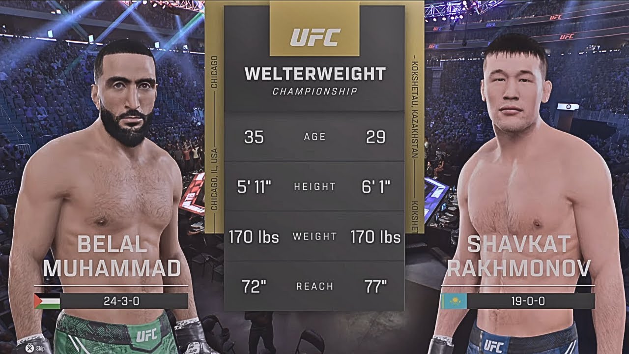 Belal Muhammad vs Shavkat Rakhmonov | UFC Super Fight - YouTube