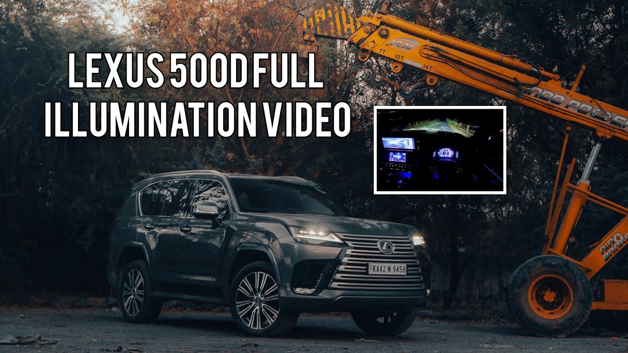 Lexus LX500 HEADLIGHTS Fogs Cornering Lights Cabin Ambient Lighting ...