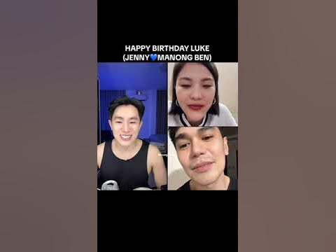 HAPPY BIRTHDAY LUKE CONDE(MANONG BEN💙JENNY)Ninong Jhune - YouTube