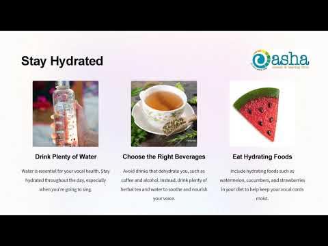 Vocal Hygiene Tips: Maintain a Healthy Voice at Asha Speech Hearing ...