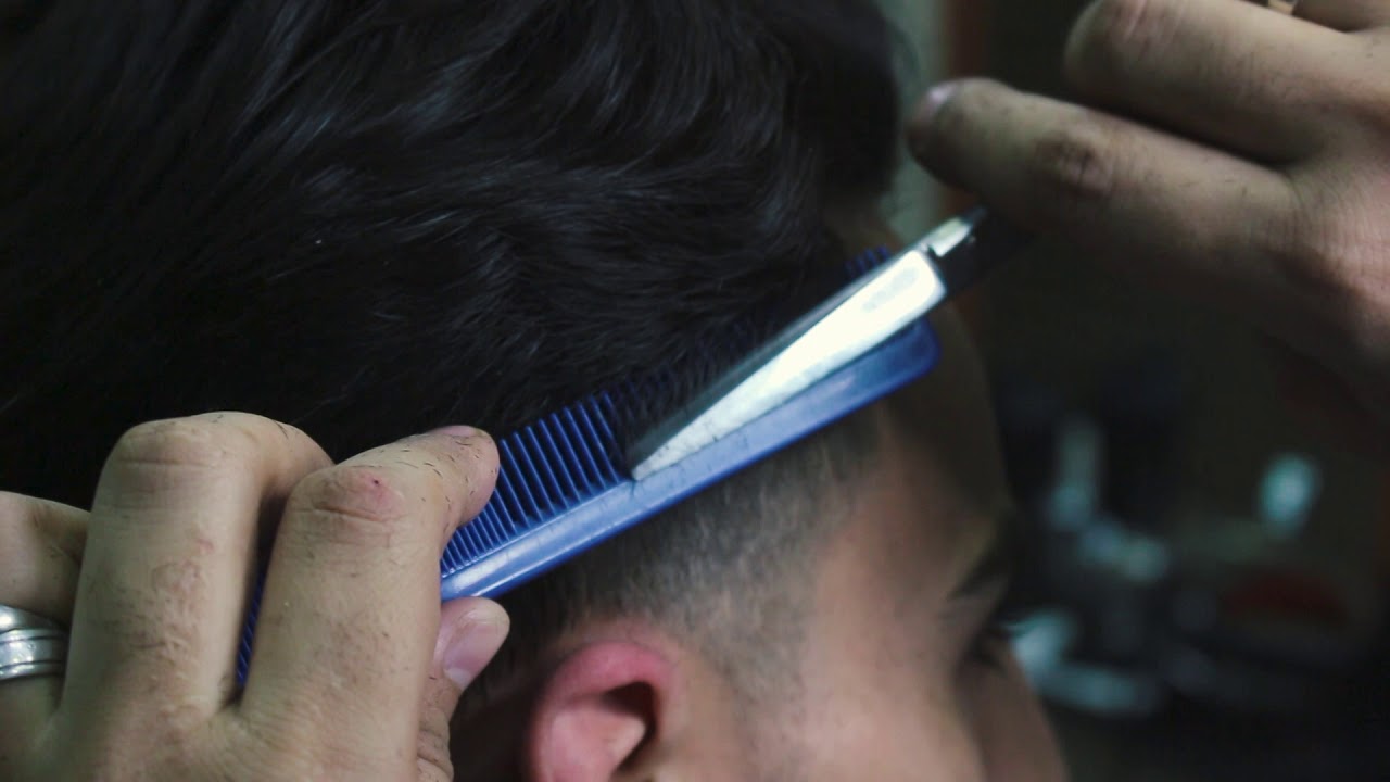 Salon El Basha top haircut - YouTube