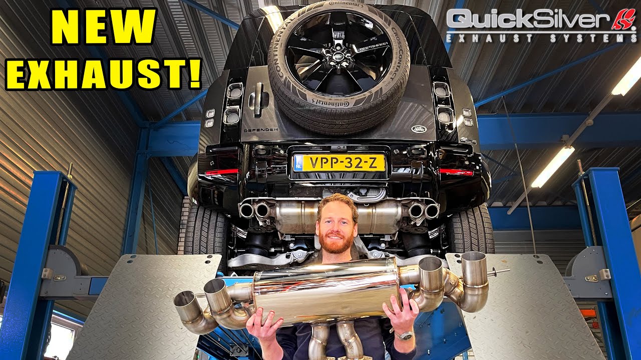 Land Rover Defender V8 - QuickSilver EXHAUST is PERFECT Plug&Play MOD ...