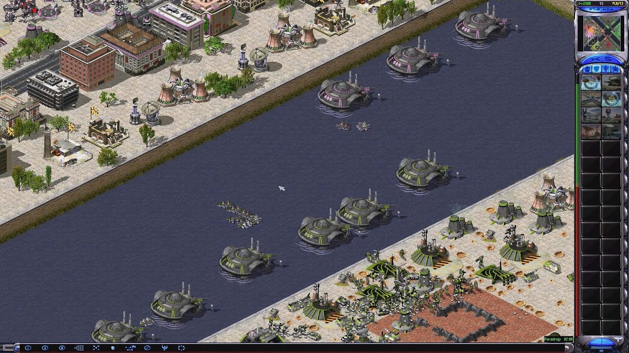 EP.569 : Red Alert 2 : New Map 25 | CnC Reloaded Mod | Allied 2-6 Nod ...