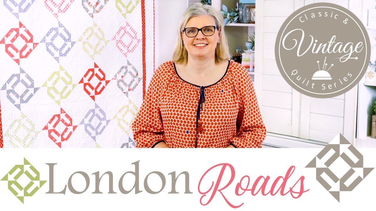 Make a Fat Quarter Friendly ANTIQUE Quilt Block! ⬆ London Roads ⬇ ...