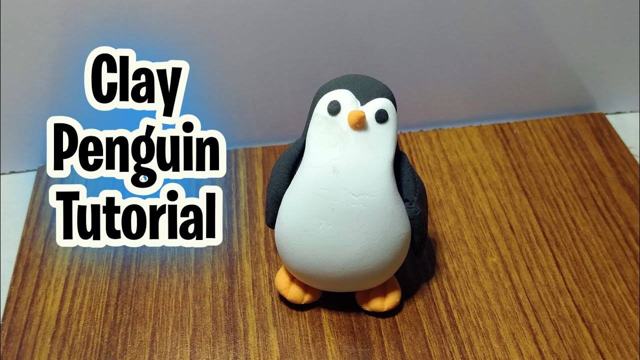 Polymer Clay Penguin How To Make A Clay Penguin Play Doh YouTube Polymer Clay Penguin How To Make A Clay Penguin Play Doh YouTube