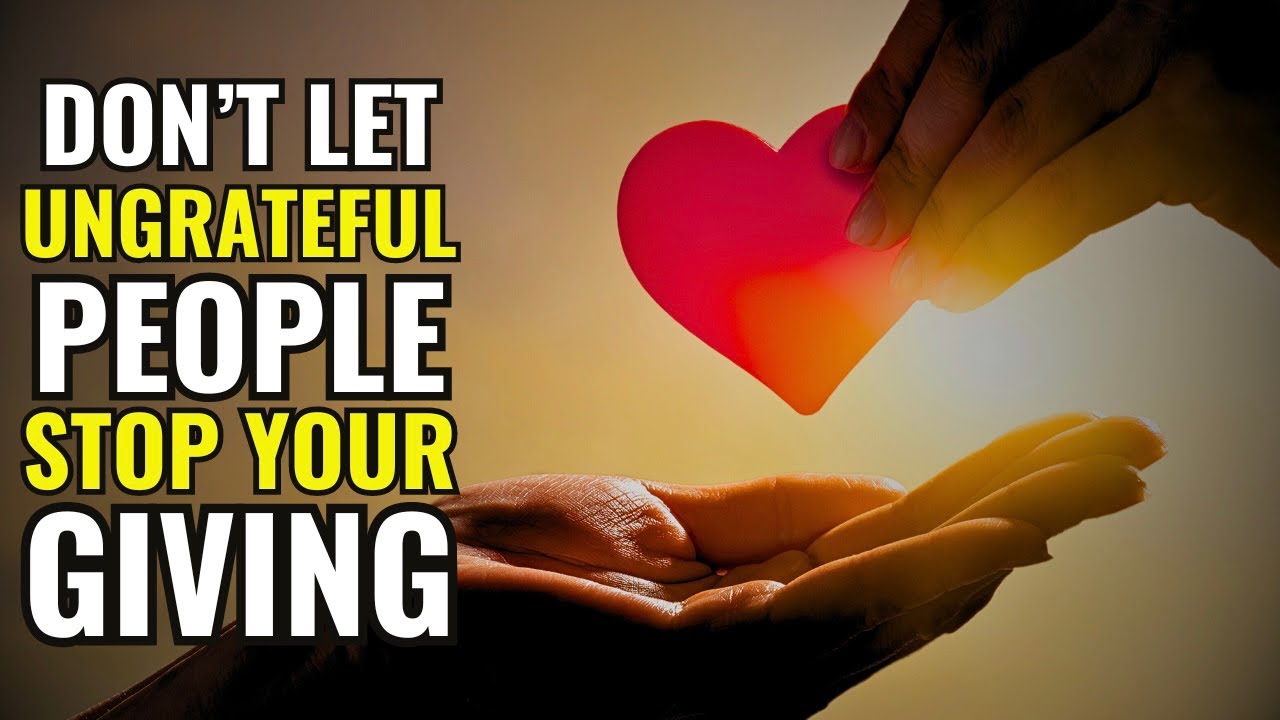 Don’t Let UNGRATEFUL People Stop Your Giving | LIVE Morning Prayer With ...