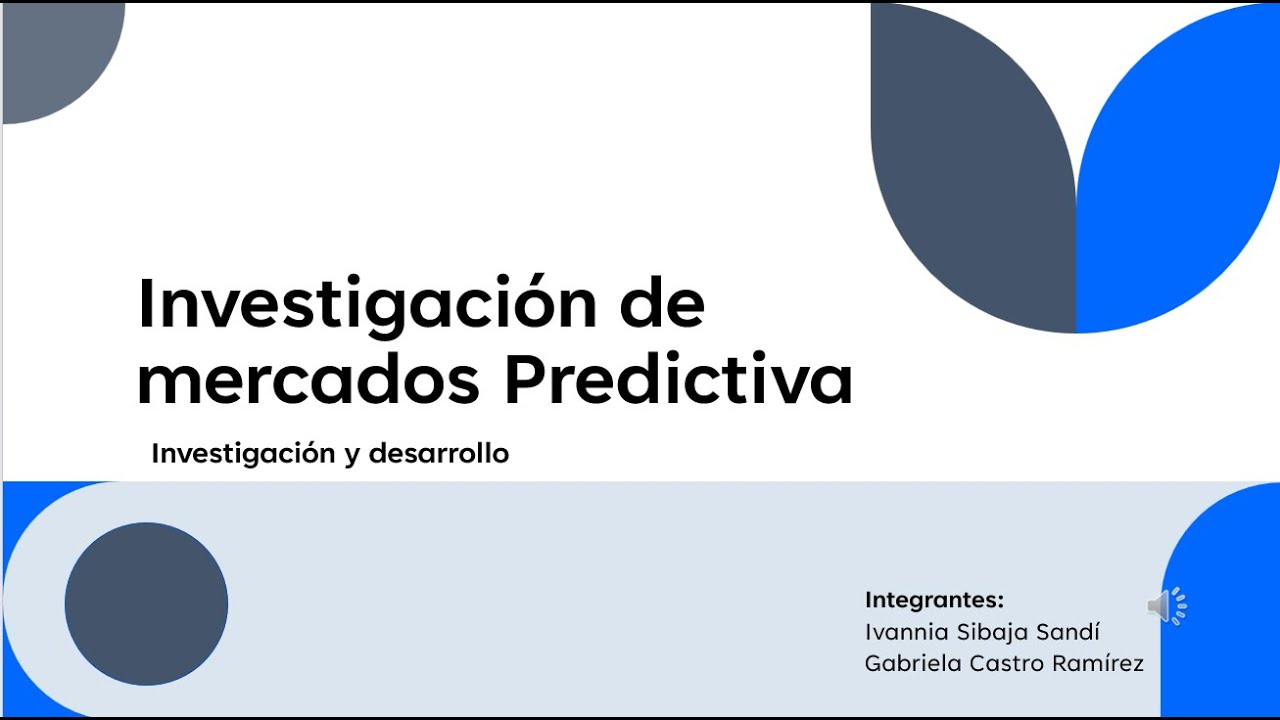 Investigación de mercados Predictiva - YouTube