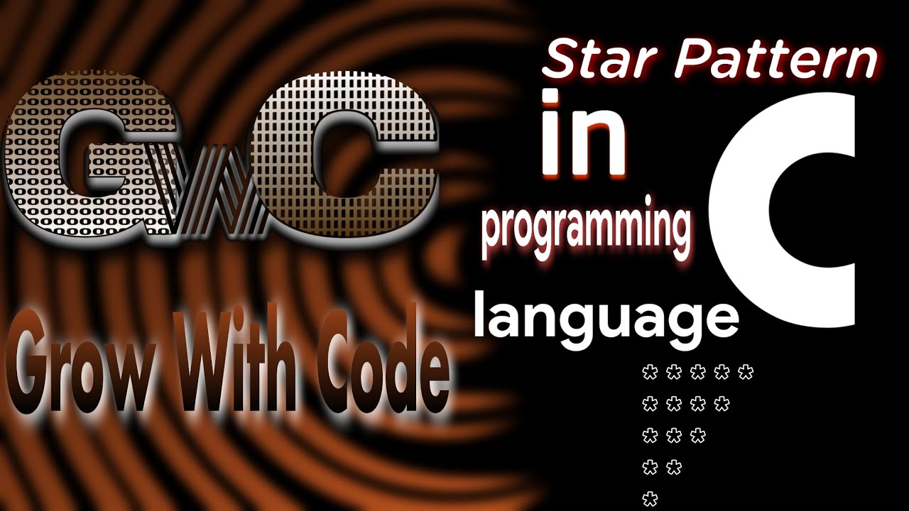 Star Pattern In C Programming Language Type 2 Hindi YouTube Star Pattern In C Programming Language Type 2 Hindi YouTube