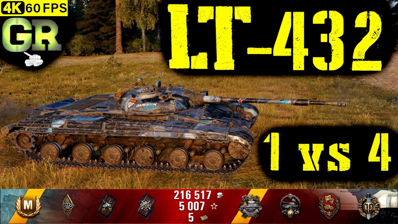 World of Tanks LT-432 Replay - 6 Kills 3.5K DMG(Patch 1.7.0) - YouTube