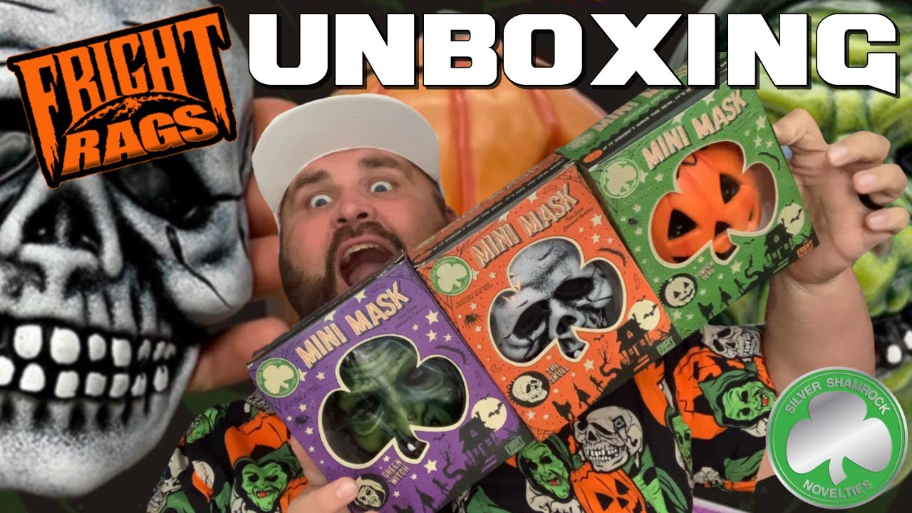 Halloween III Mini Mask Silver Shamrock Box Set @frightrags Unboxing ...