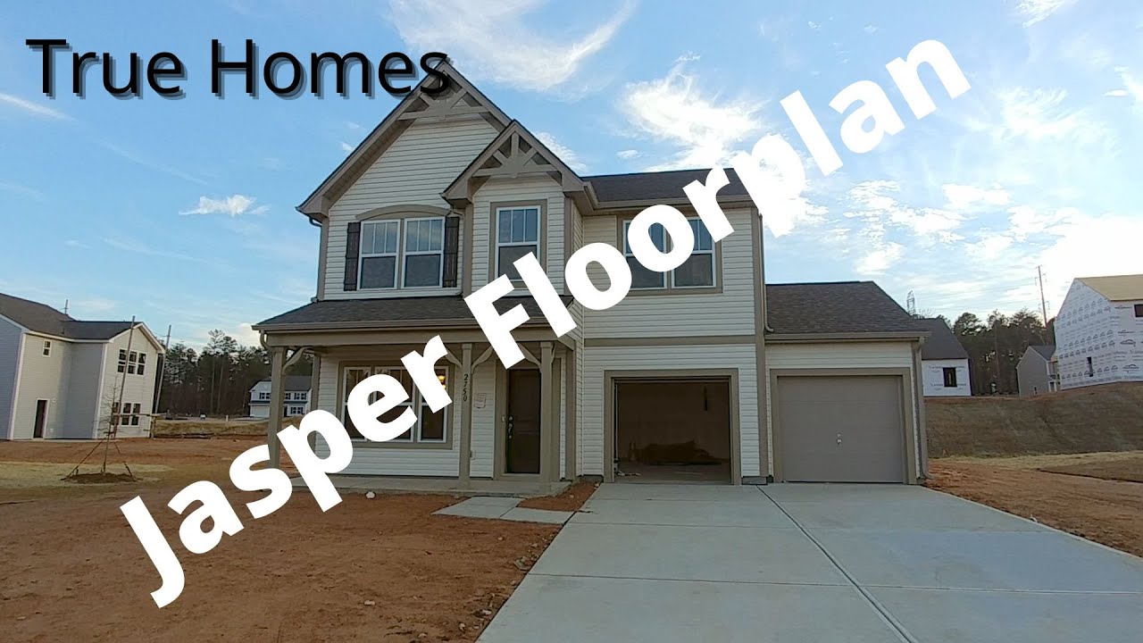 🙃Jasper plan True Homes | Charlotte NC real estate and new homes. - YouTube