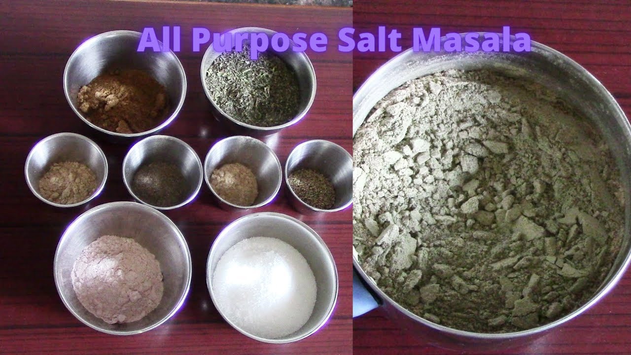 All purpose salt masala/Homemade namak masala/Everyday salt mixture for ...