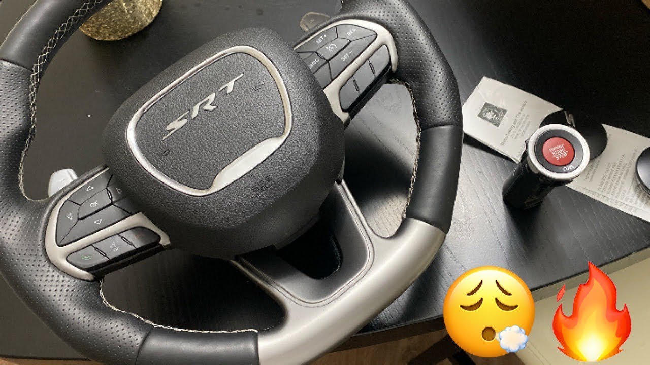 Hellcat Steering Wheel Upgrade #HELLCAT #SRT #MOPAR - YouTube