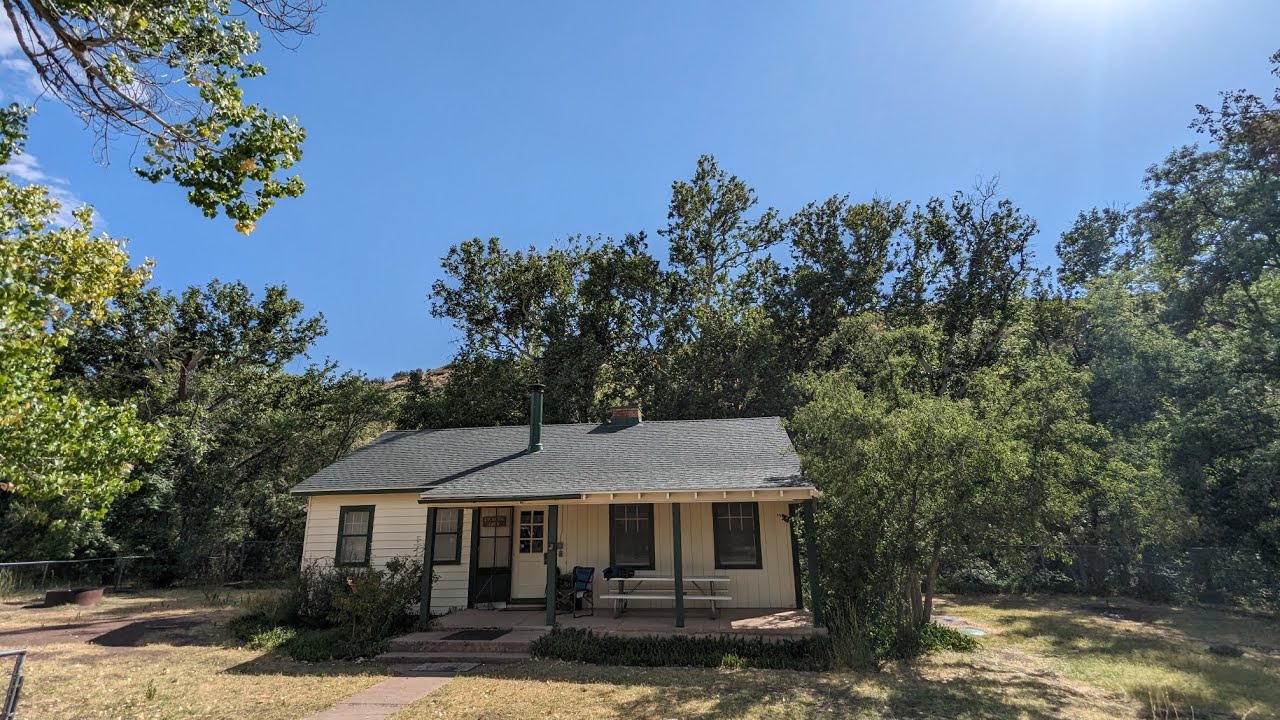 Walk through of Sycamore cabin in Prescott national Forest. - YouTube