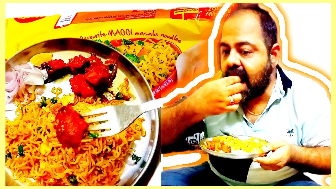 2 minutes Maggie cooking and eating 😋 #maggirecipe - YouTube