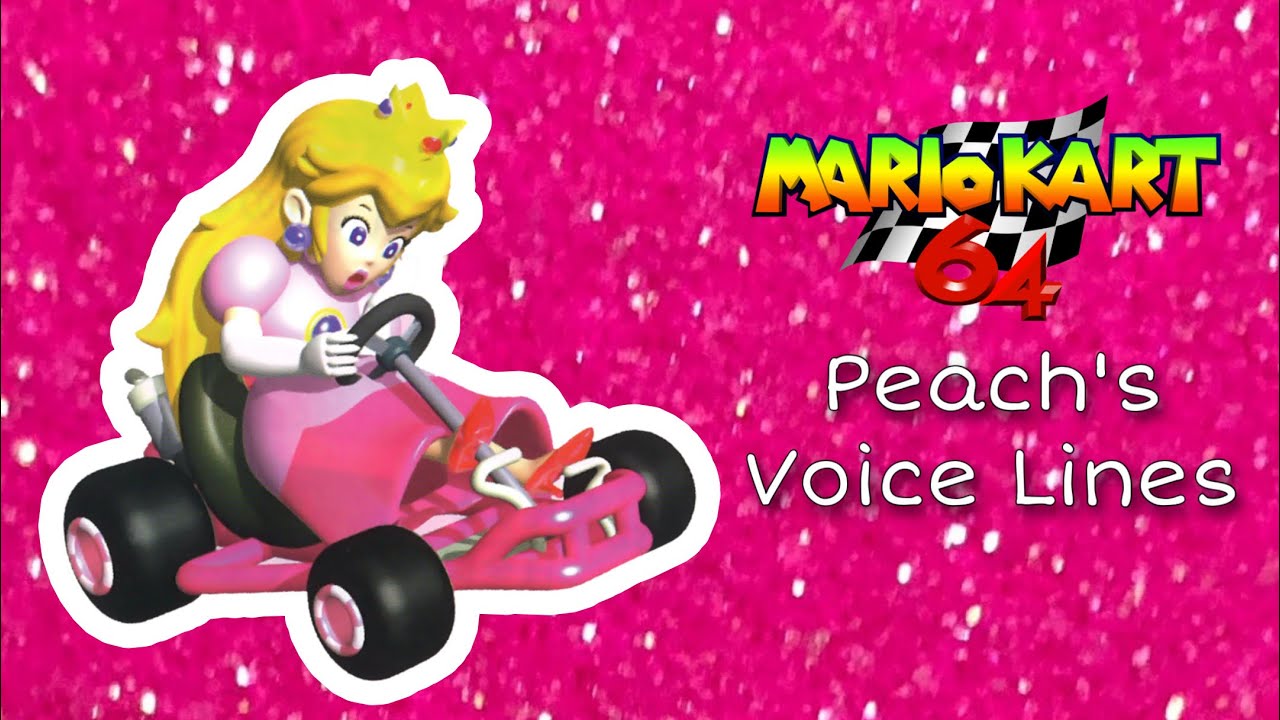 Princess Peach Mario Kart 64