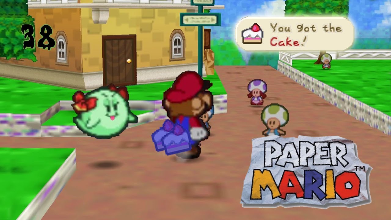Getting that CAKE! - Paper Mario - YouTube