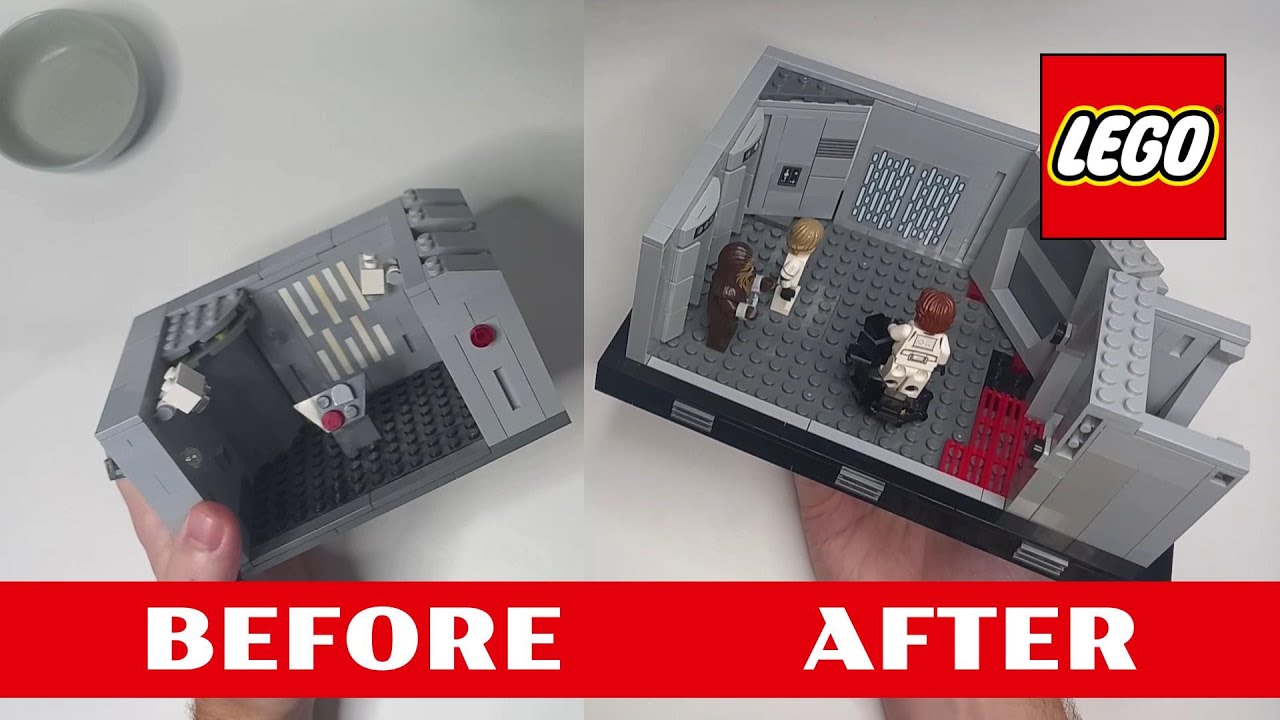 Turning Detention Block Rescue Into A LEGO Star Wars Diorama - YouTube