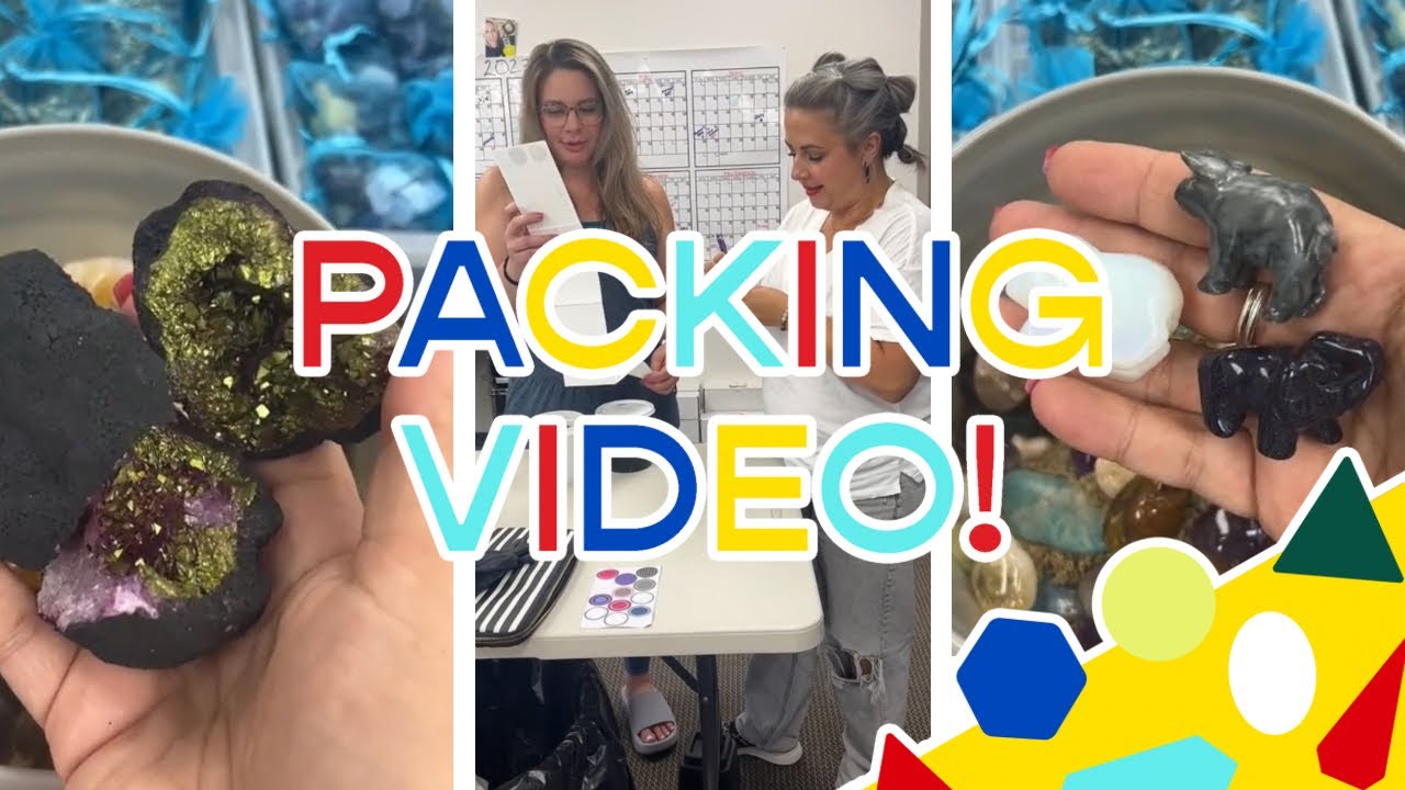 *Biggest Order EVER* *ASMR* Crystal Mining Bucket Experience. #familyfun - YouTube