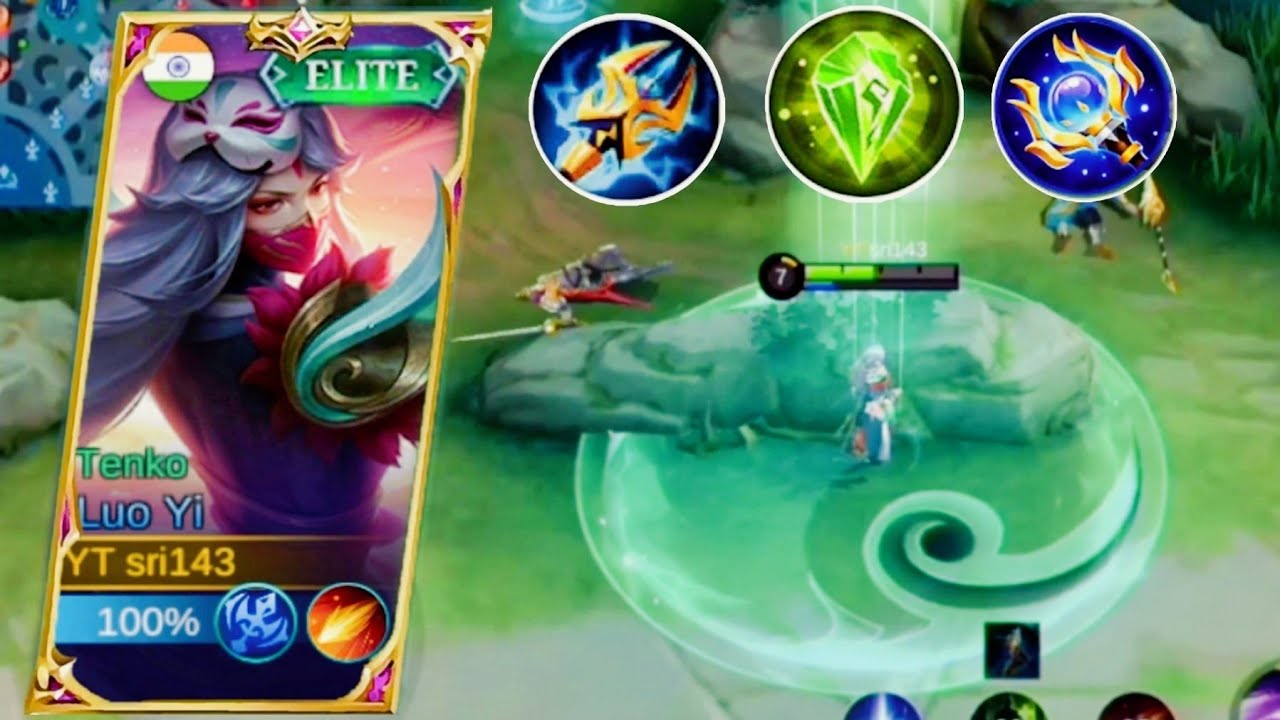 LUO YI 100%TURU DAMAGE || BEST ATTCK SPEED BUILD || 28 KILL MOBILE ...