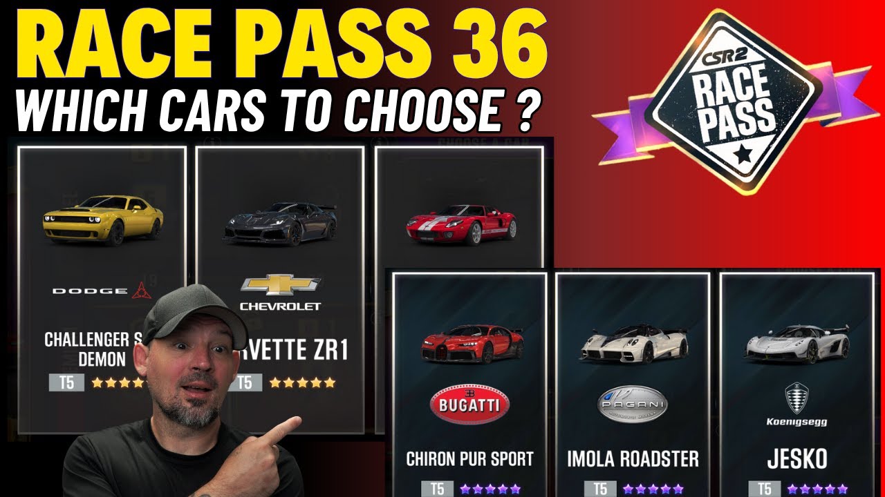 CSR2 Race Pass 36 - Best Car to choose ? lets find out! - YouTube